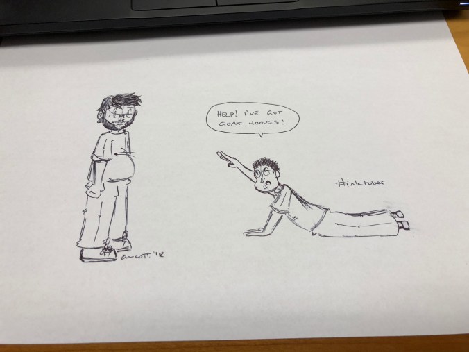 Inktober, Day 8 | Charlie Cottrell